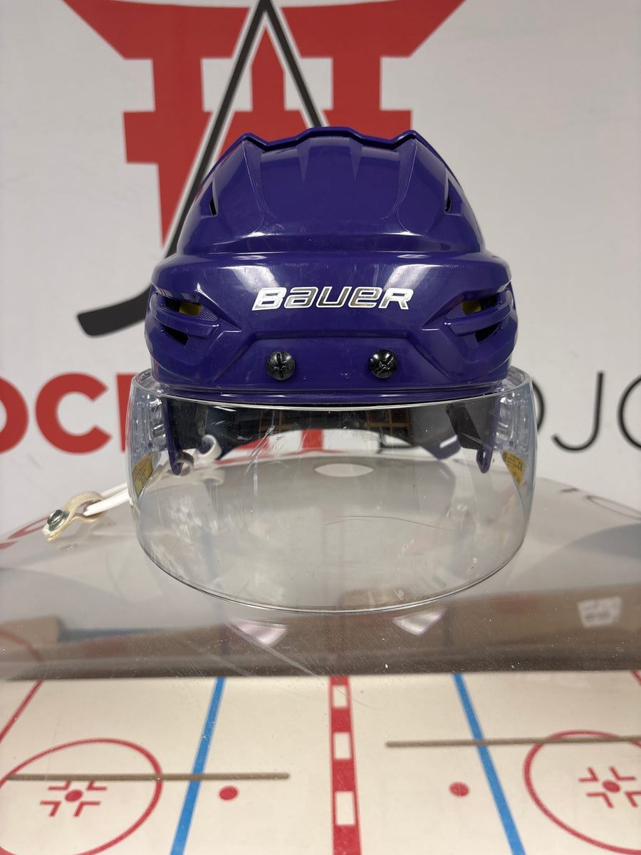 Tri1 Used Purple Bauer Reakt 95 - Medium - Helmet – Never Made It Pro Stock