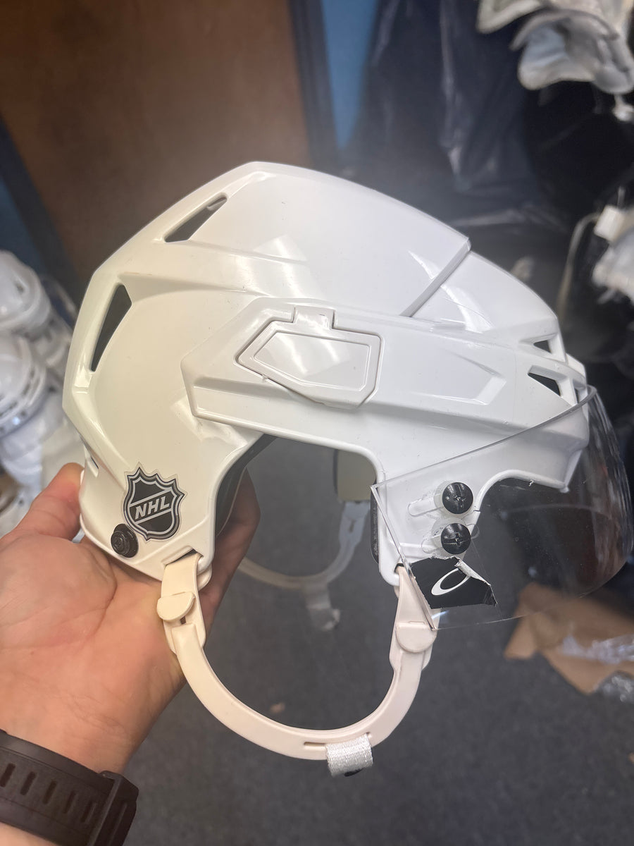 #18 Used CCM White V08 with Visor Small Pro Stock Helmet – Never Made ...