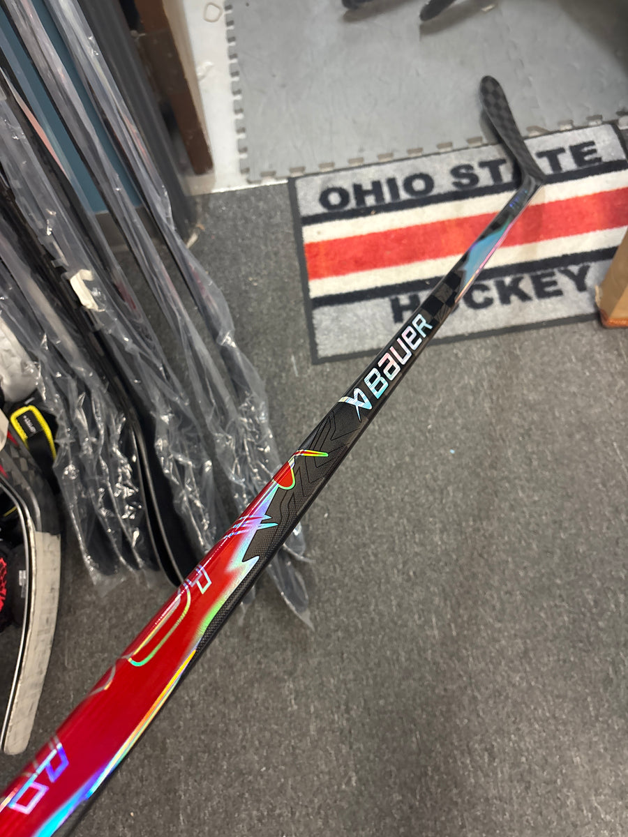 #21 New Bauer Hyperlite 2 painted like Flylite Red Custom Chrome Pro S ...