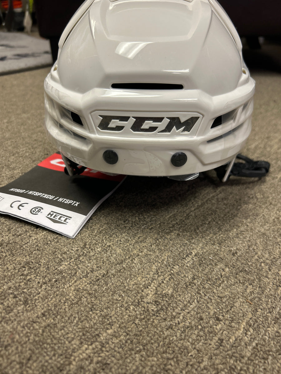 New CCM Super Tacks X White Pro Stock Helmet – Never Made It Pro Stock