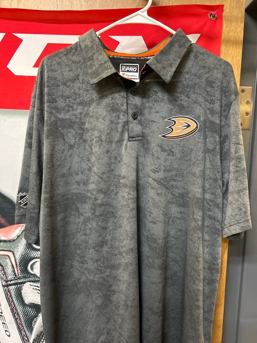 Anaheim Ducks Fanatics Official Locker Room Digital Cammo PoloShirt ...