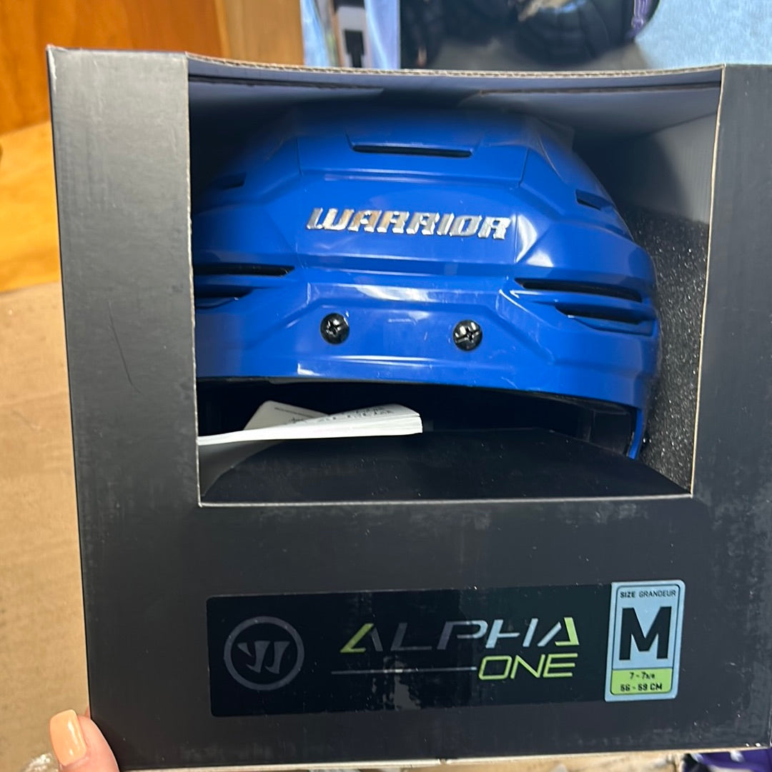 New Warrior Alpha One Helmet Medium – Never Made It Pro Stock