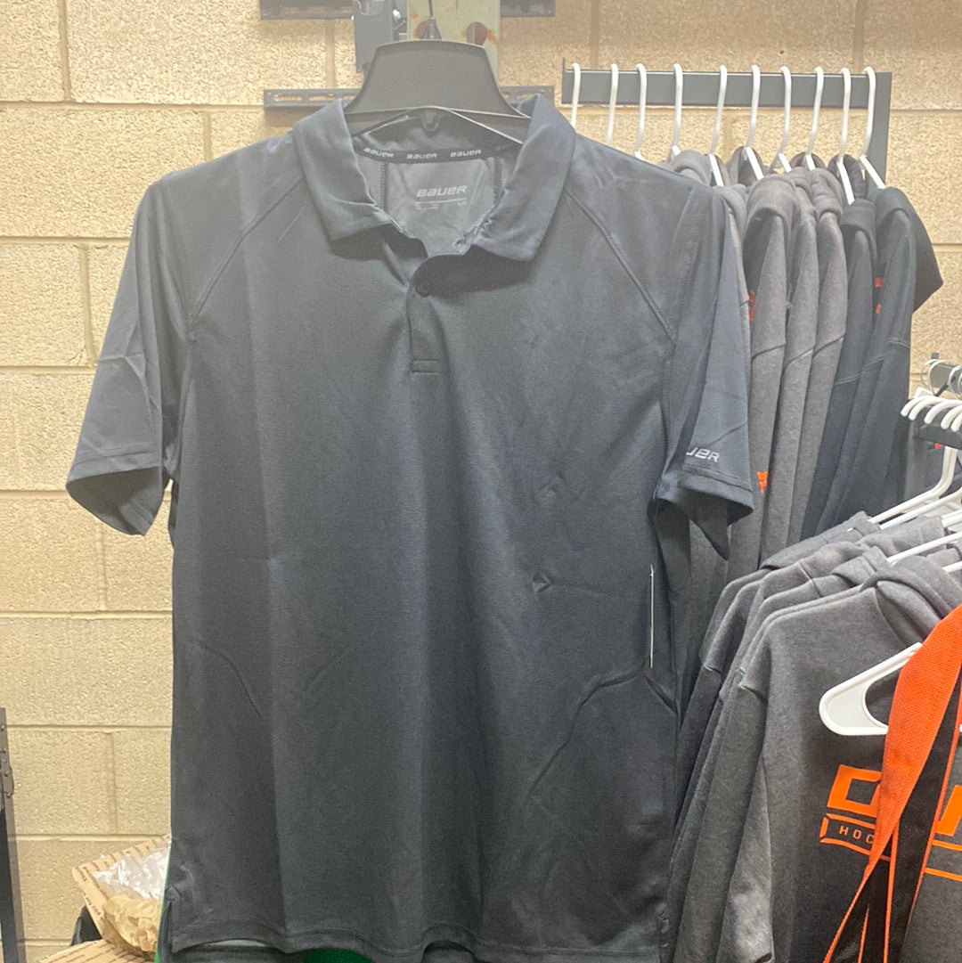 Bauer Team Pique Polo - Black – Never Made It Pro Stock